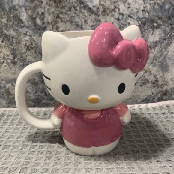 Hello Kitty | Other | Hello Kitty Mug With Pink Bow And Dress | Poshmark
